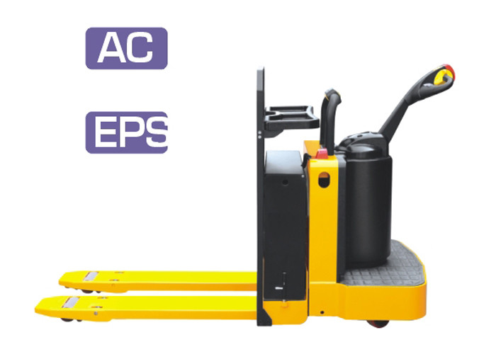 Adjustable Speed Riding Pallet Jack , Ride On Pallet Jack Forklift With ...