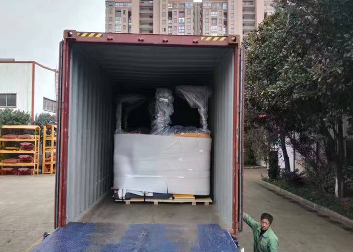 Stand On 1 Ton Narrow Aisle Truck 6200mm Height With Hydraulic Steering ...