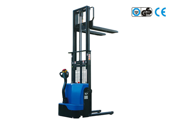 Long Working Hours AC Motor Electric Pallet Stacker 24V , Mechanical ...