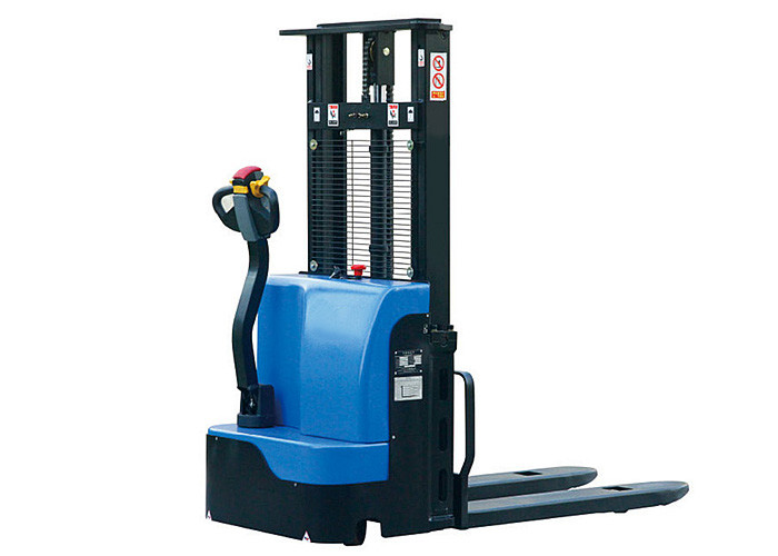 Long Working Hours AC Motor Electric Pallet Stacker 24V , Mechanical ...