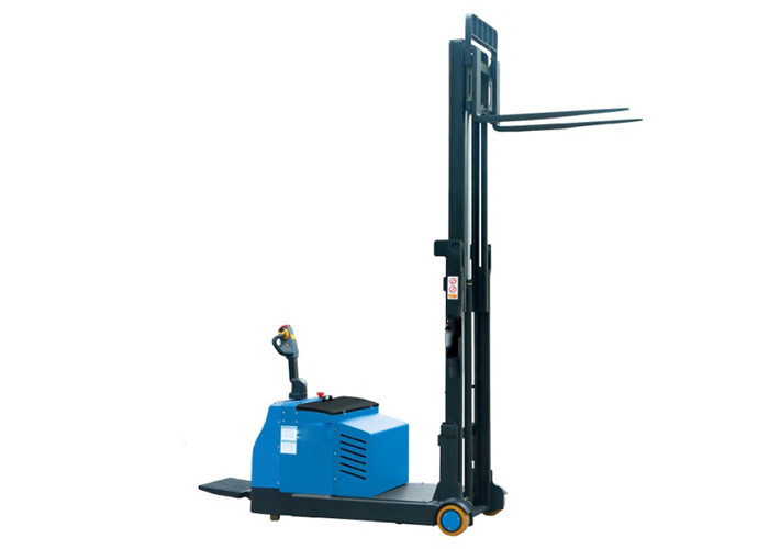 1000 Kg Max Load Capacity Pedestrian Pallet Stacker With Emergency Stop ...