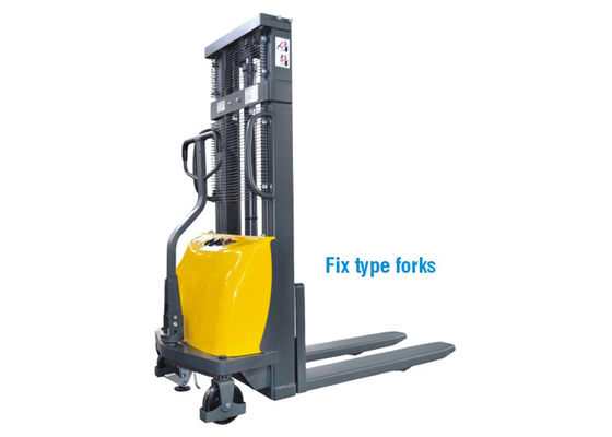 Lifting Height 2500mm Electric Pallet Stacker With Fix Type Forks Easy ...