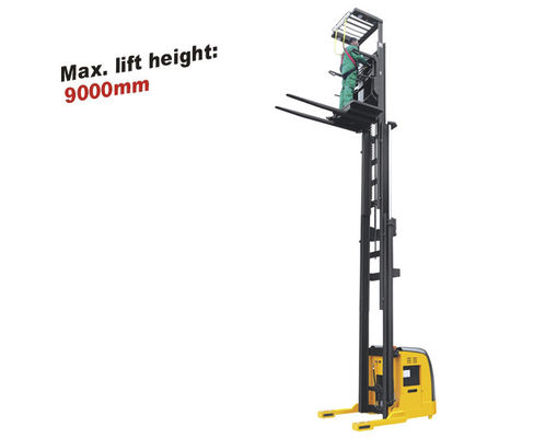 AC Motor Order Picker Forklift Automatic Quick Return High Performance