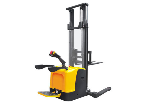 Rider Straddle Electric Pallet Stacker 2.5 - 5.6 Meters Lifting Height ...
