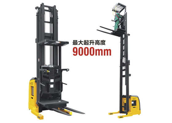 Electric Warehouse Order Picker , Narrow Aisle Order Picker Lift Truck ...