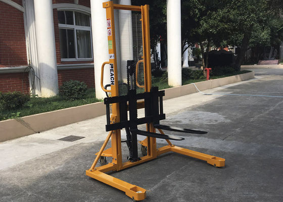 Adjustablemanual Hydraulic Pallet Stacker , Straddle Stacker Forklift ...