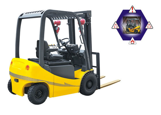 3500kg Capacity Electrical Flameproof Forklift , Engineering Industrial ...